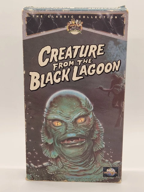 VINTAGE 1991 CREATURE From The Black Lagoon VHS-Universal Classic ...
