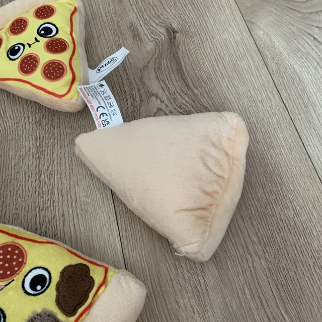 KAWAII CUTE 6PC pizza plush soft food toy make believe play £4.38 ...