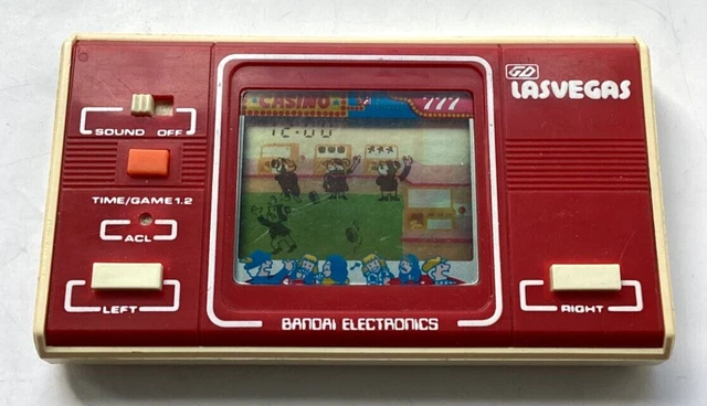 VINTAGE 1981 RARE GD BANDAI - LAS VEGAS - LCD GAME (Very good Condition ...