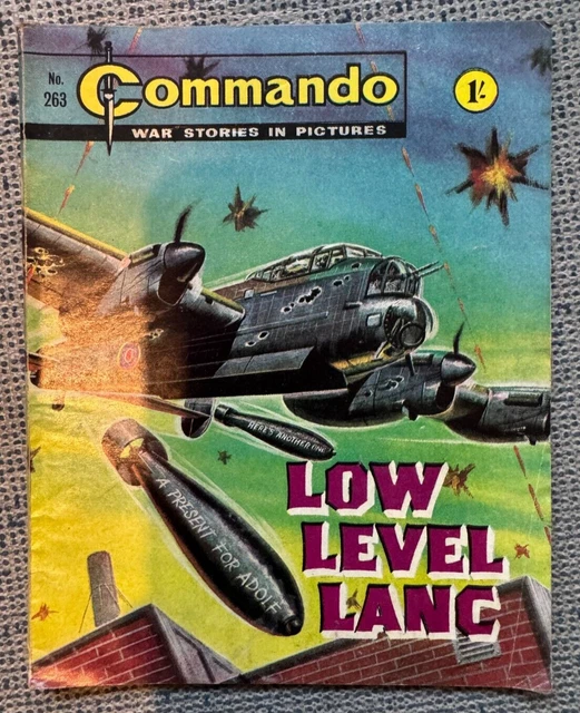 VINTAGE COMMANDO BOOK Comic No263 Low Level Lanc EUR 59,84 - PicClick IT