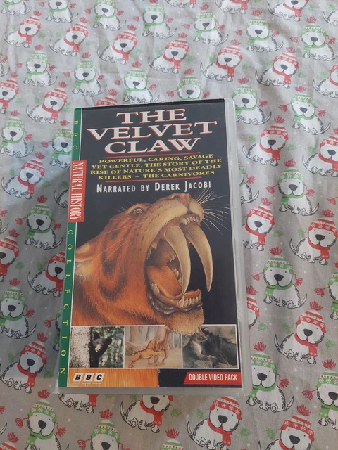 BBC NATURAL HISTORY Collection, The Velvet Claw, 1993 Double VHS Tapes ...
