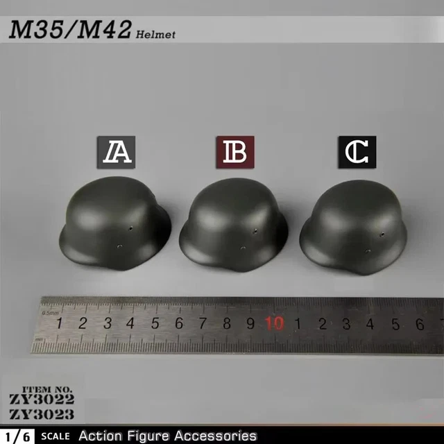 1/6 SCALE METAL Helmet Model for Action Figures EUR 43,19 - PicClick FR