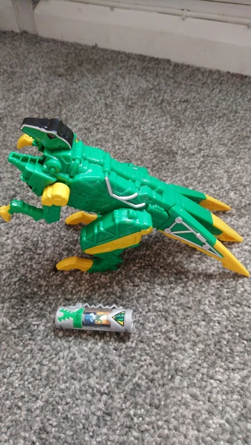 POWER RANGERS DINO Charge Velociraptor Zord With No. 4 Dino Charger £25 ...
