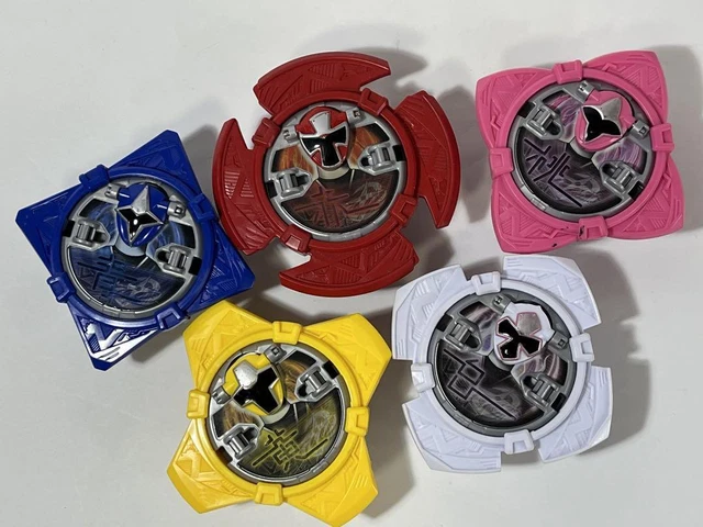 POWER RANGERS NINJA Steel Ninninger Shuriken Stars 5p Set Morpher ...