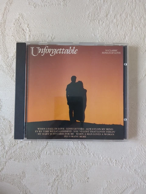 UNFORGETTABLE CD VARIOUS Artists (1988) 18 Classic Songs Of Love £1.75 ...