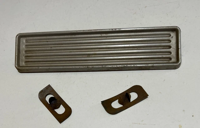 64 65 66 Chevy GMC Truck Radio Delete Plate With Clips C10 K10 60 61 62 ...