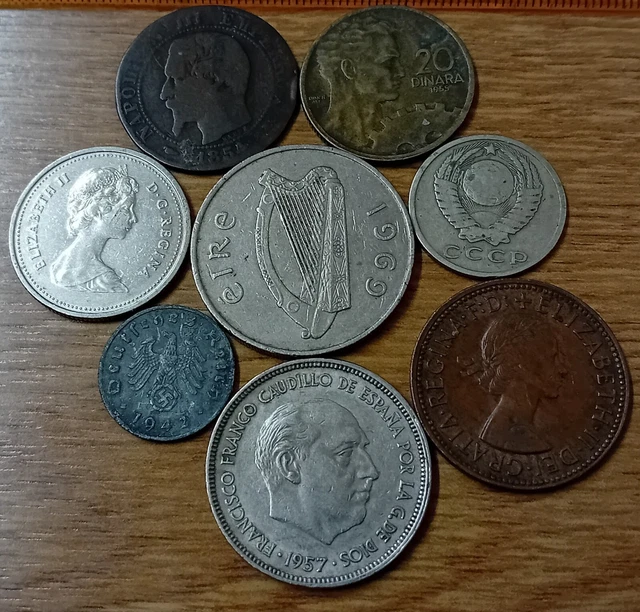 WORLD COINS × 8. Different Countries. Oldest 1854. Coinagechoice. £4.36 ...