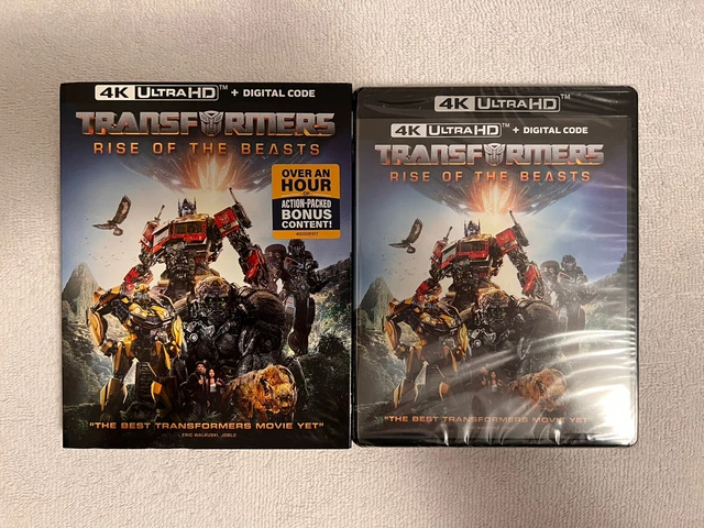 TRANSFORMERS: RISE OF the Beasts (4K UHD + Digital Code) W/Slipcover ...
