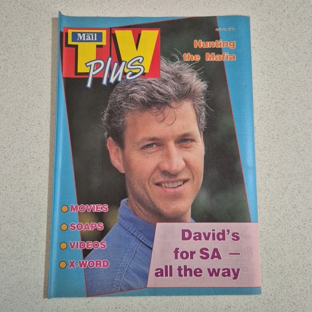 TV PLUS - Vintage Australian Magazine April 25, 1993 DAVID ROBERTS $11. ...