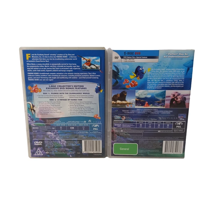 FINDING NEMO & Dory DVD Bundle Lot Pixar Children Adventure Fantasy ...