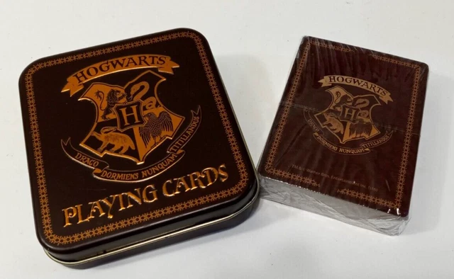 HARRY POTTER WIZARDING World Hogwarts Playing Cards Tin Paladone NEW ...