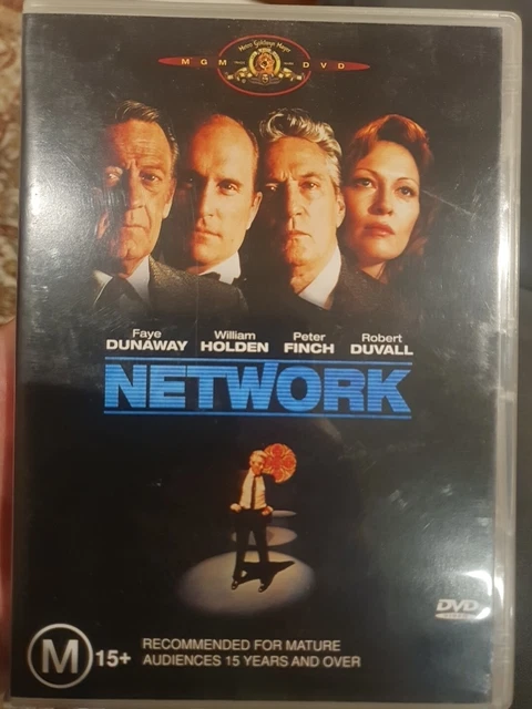 NETWORK DVD FAYE Dunaway & William Holden 1976 Academy Award Oscar Cult ...