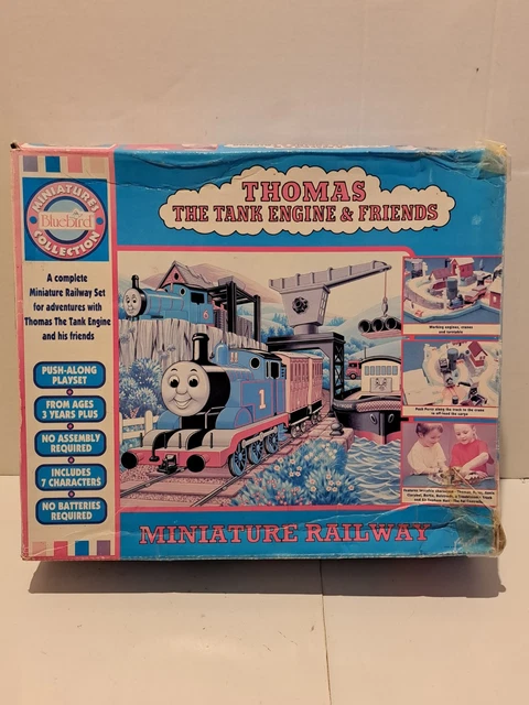 THOMAS THE TANK Engine vintage bluebird 1996 Miniature Railway playset ...
