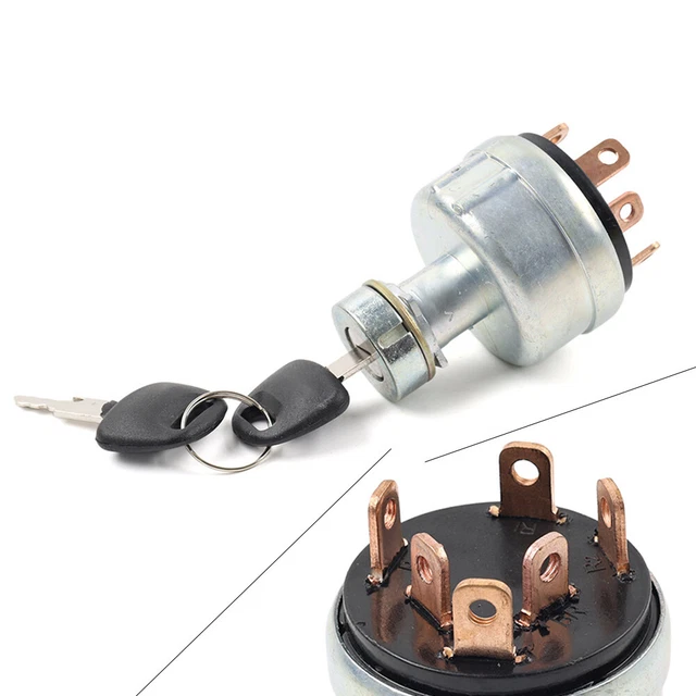 STARTER IGNITION SWITCH Key For Hitachi Excavator EX200 EX200-1 2 Keys ...