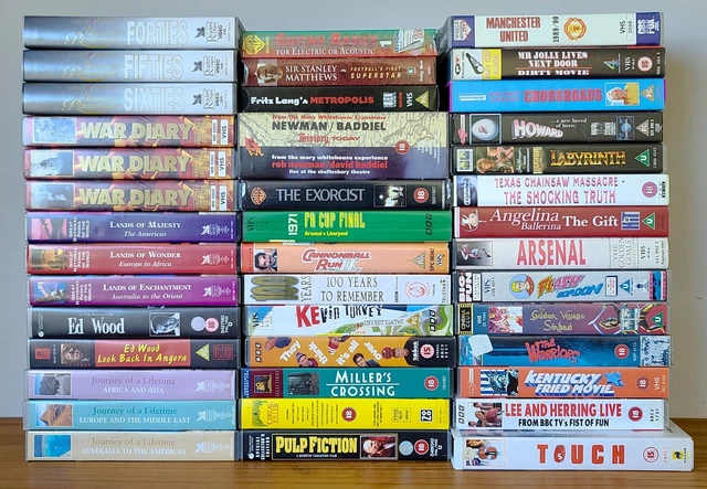 68 X VHS Bundle Job Lot Video Tapes Videos Disney Comedy 80s 90s Some ...