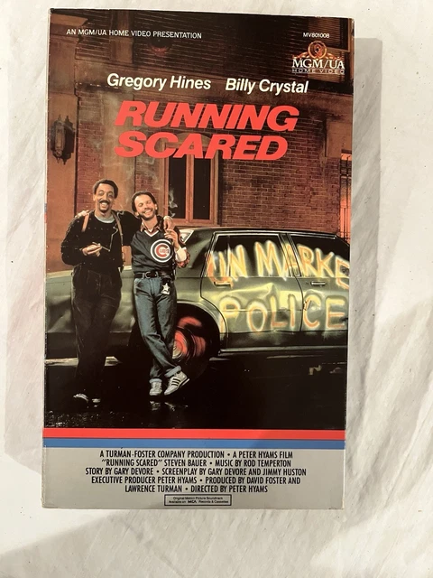 RUNNING SCARED VHS 1st Release 1986 MGM/UA Big Box £7.51 - PicClick UK