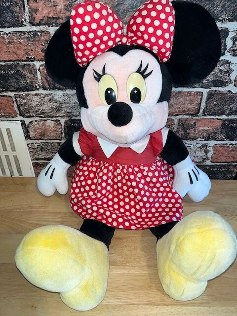 SOFT VINTAGE WALT Disney Minnie Mouse Plush Toy 24" £10.91 - PicClick UK