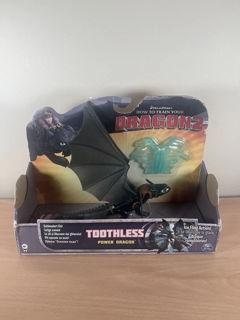 DREAMWORKS HOW TO Train Your Dragon 2 Toothless Ice Fling Power Dragon ...