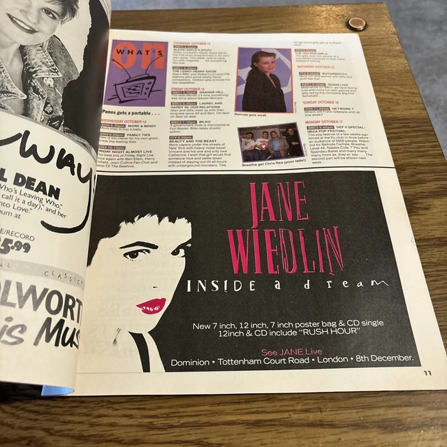 NUMBER ONE MAGAZINE 12 oct 1988 Bananarama, Duran Duran - Sheesh! £11. ...