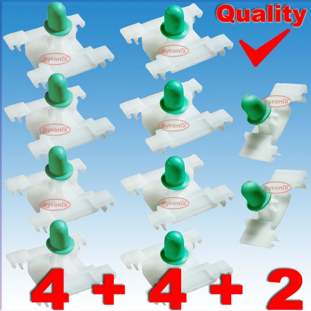 VW GOLF MK3 Gti Door Moulding Trim Clips Side White Plastic With ...