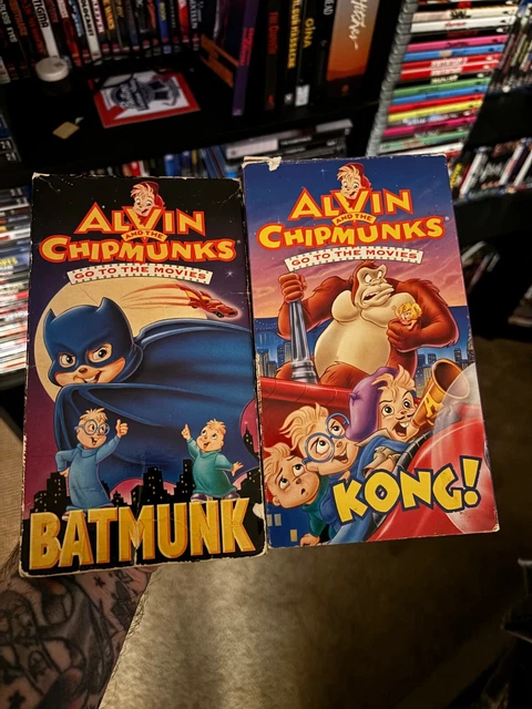ALVIN AND THE Chipmunks vhs Kong and Batmunk combo £7.23 - PicClick UK