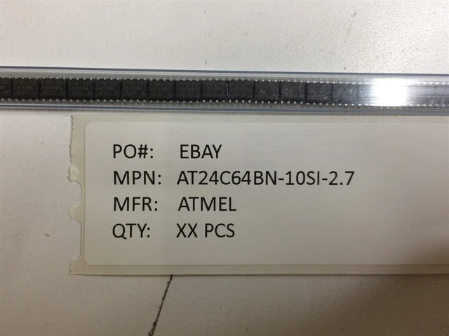 AT24C64BN-10SI-2.7 ATMEL EEPROM Serial-I2C 64K-bit 8K x 8 3.3V/5V 8 ...