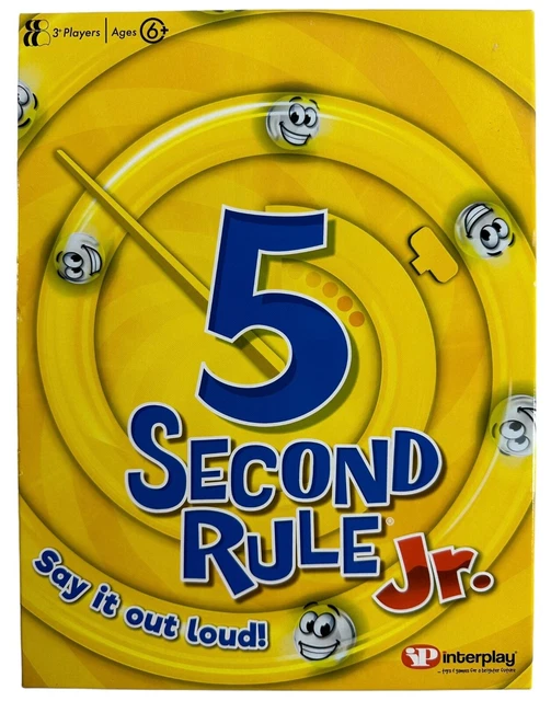 5 SECOND RULE Junior Quick Thinking & Fast Talking Game di Interplay (6 ...
