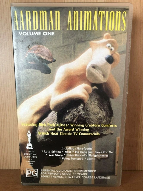 AARDMAN ANIMATIONS ~ Volume One ~ Rare As New Pal Vhs Video EUR 36,12 ...