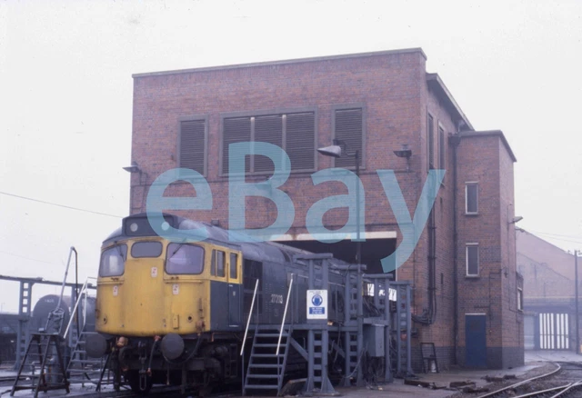 35MM RAILWAY SLIDE of Class 27 27203 @ Derby Works Copyright to Buyer £ ...