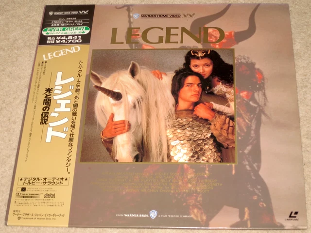 TOM CRUISE LEGEND Tim Curry Ridley Scott JAPAN LASERDISC LD NTSC Warner ...
