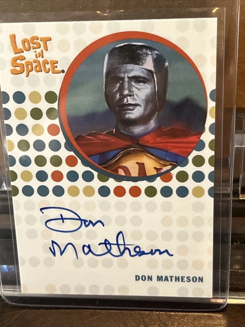 2005 THE COMPLETE Lost in Space Auto Don Matheson as Idak Auto 0lm EUR ...
