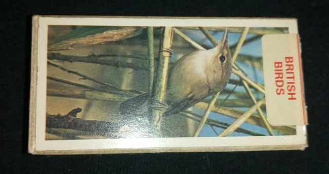 CRAVEN BLACK CAT Collectors Edition British Birds 1976 50 Cigarette ...