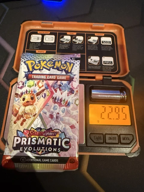 *HEAVY PACK*(22.95G) -POKÉMON TCG - Prismatic Evolutions Booster Pack ...