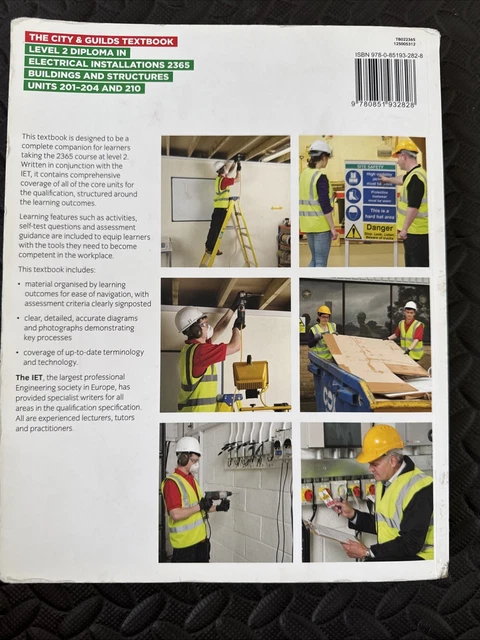 LEVEL 2 DIPLOMA in Electrical Installations (Buildings and Structures ...