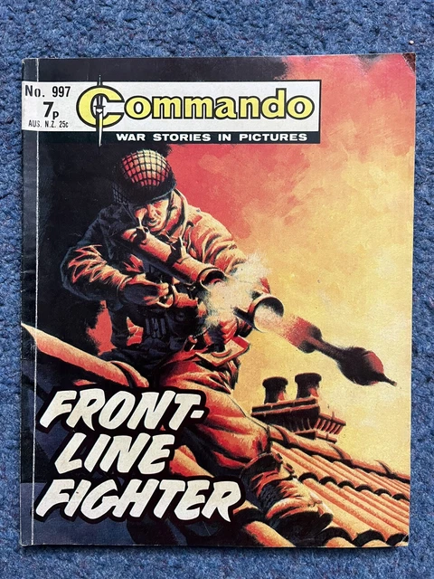 COMMANDO WAR STORIES in Pictures Comics No. 997 Front Line Fighter EUR ...