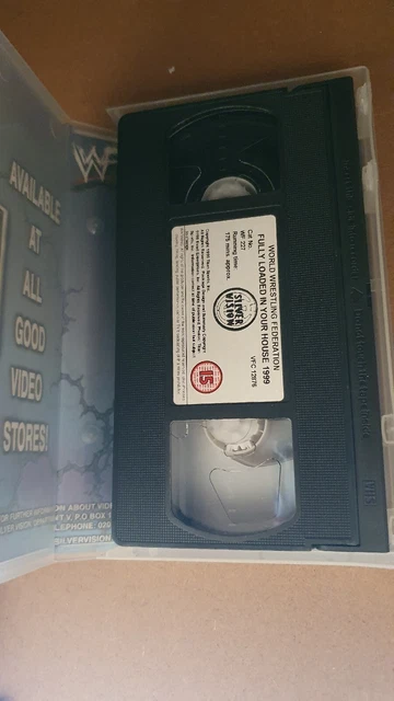 WWF FULLY LOADED 1999 Silver Vision VHS Video Tape WWE WCW ECW Wrestling PAL £3.99 - PicClick UK