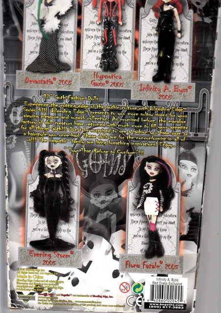 BLEEDING EDGE BEGOTHS INFINITY A BYSS Red Dress Exclusive Series 4 ...