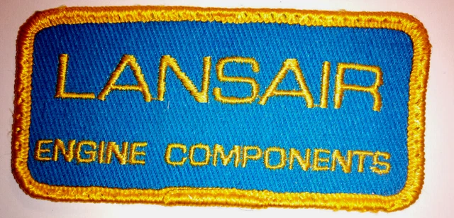 VINTAGE LANSAIR AIRCRAFT Engine Components Patch Badge Crest $19.00 ...