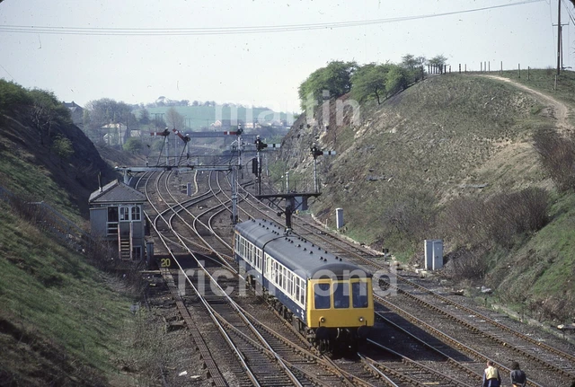 GOOSE HILL JUNCTION Class 114 DMU E50001 20.4.82 Kodachrome 35mm Slide ...