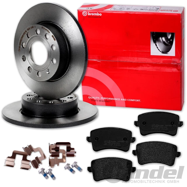 BREMBO BREMSSCHEIBEN 300MM + BELÄGE HINTEN passend für AUDI A4 B8 8K + A5 8T 8F EUR 110,90 ...