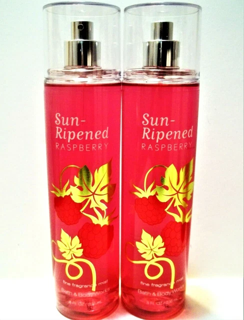 BATH BODY WORKS SUN-RIPENED RASPBERRY Fine Fragrance Mist, 8 oz/236 mL ...