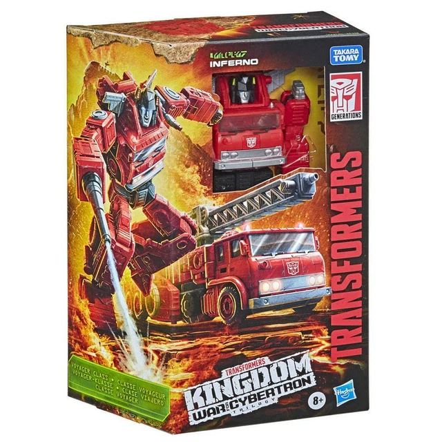 HASBRO TRANSFORMERS GENERATIONS Wfc-K19 Kingdom Voyager Inferno Action ...