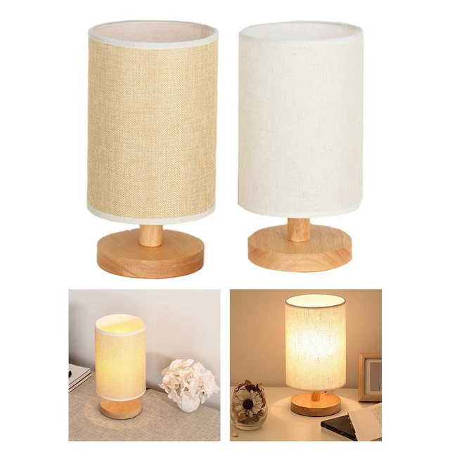 SIMPLE BEDSIDE TABLE Lamp Push Button Switch for Bulb Included ...