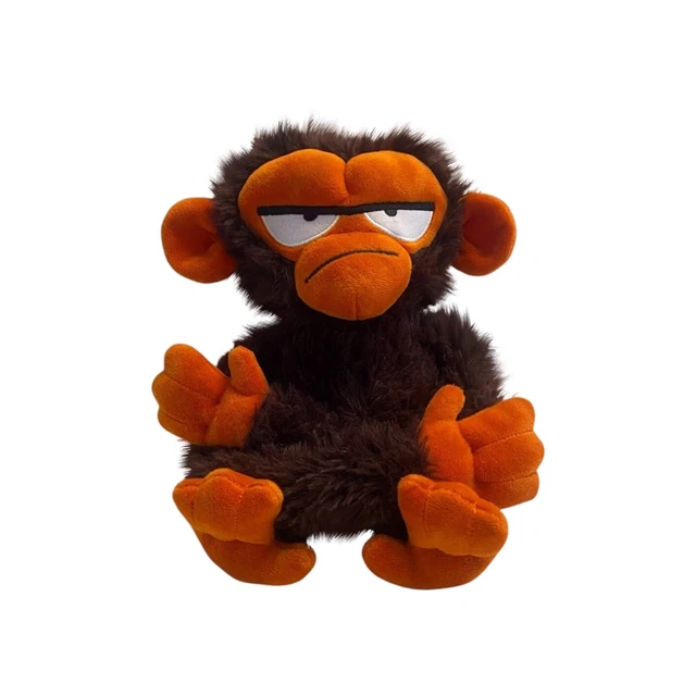 25 CM GRUMPY Monkey Plush Toy Soft Stuffed Doll Pillow Kids Birthday ...