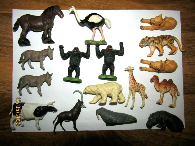 VINTAGE BRITAINS PLASTIC 1970's Zoo Farm Animals x 17 £20.00 - PicClick UK