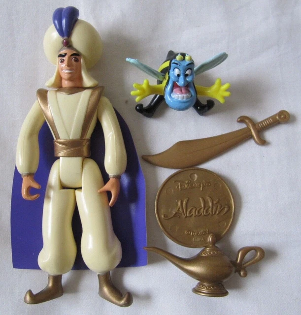 VINTAGE MATTEL DISNEY Aladdin Prince Ali Action Figure Complete 1992 ...