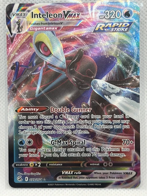 POKEMON INTELEON VMAX - SWSH08 : Fusion Strike 079/264 / Ultra Rare EUR ...
