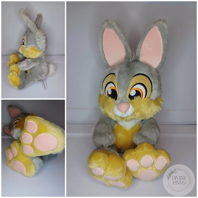 DISNEY PARKS THUMPER Bunny Rabbit Big Feet Bambi Plush Stuffed Animal ...