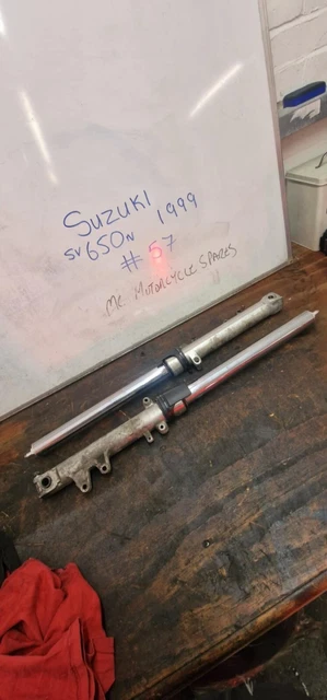 SUZUKI SV650 FORKS Stanchions complete gen1 curvy 1999-2002 £80.00 ...