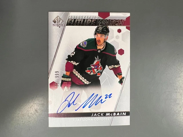 MONTRE JACK MCBAIN 2022/23 SP authentique autographe futur #80/999 ...